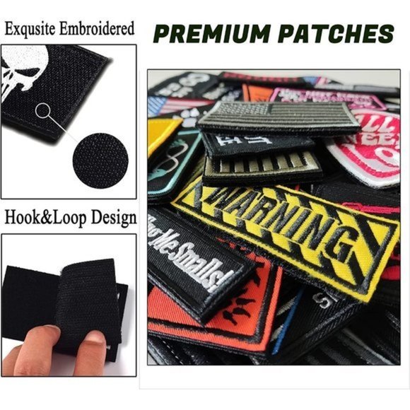 TXSN | Art | 2pcs Random Tactical Morale Embroidery Loop And Hook ...